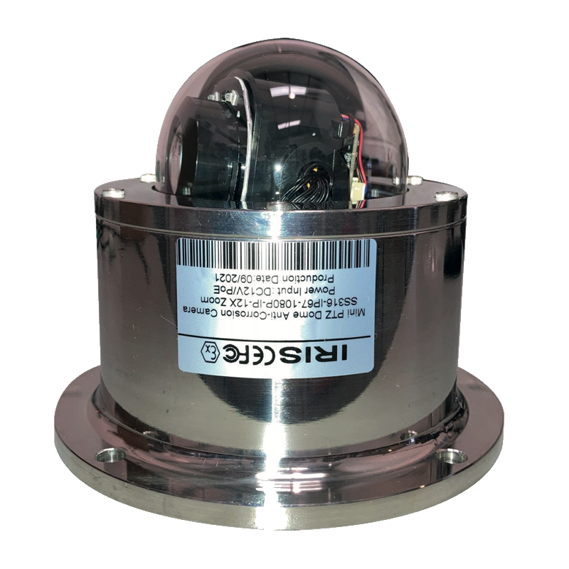 IRIS106 Miniature PTZ Dome Camera - 4 in 1 Video Format - Iris Innovations